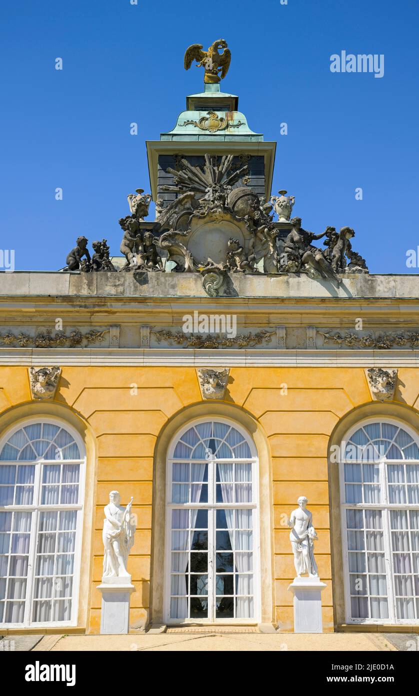 New Chambers, Sanssouci Palace Park, Potsdam, Brandenburg, Germany ...