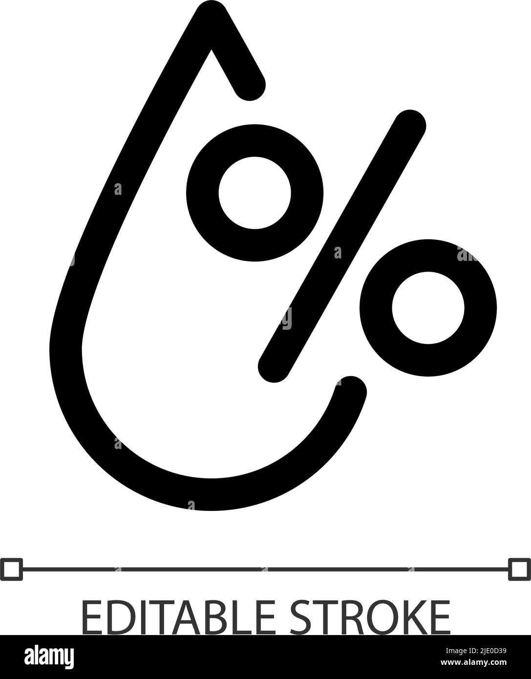 Air humidity white linear ui icon Stock Vector Image & Art - Alamy