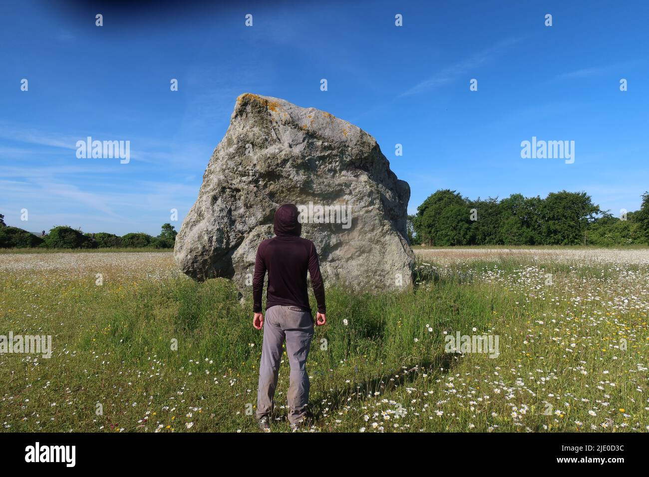 The Longstones. Adam and Eve stones. Beckhampton Avenue. Avebury ...