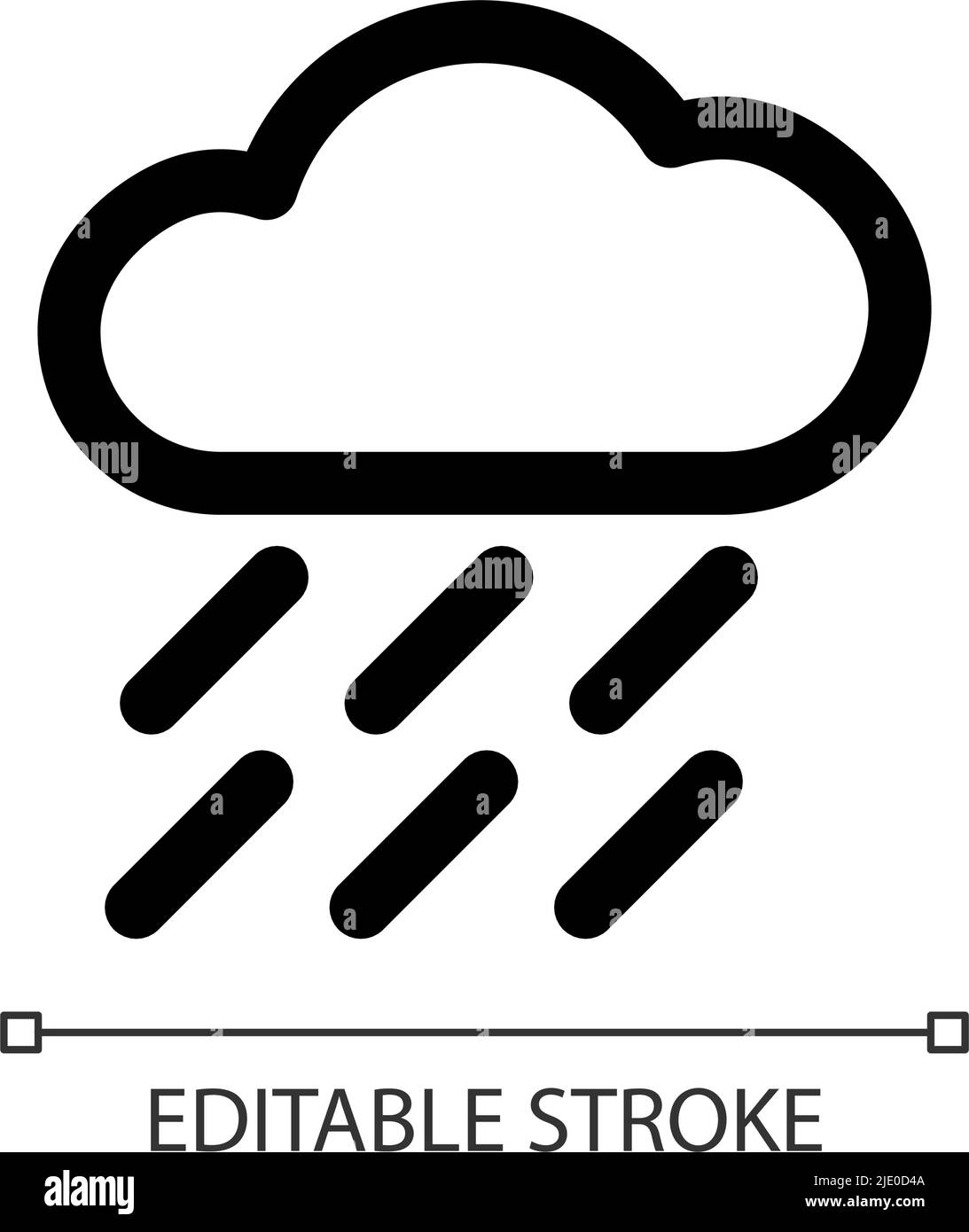 Very heavy rain rainfall Black and White Stock Photos & Images - Alamy