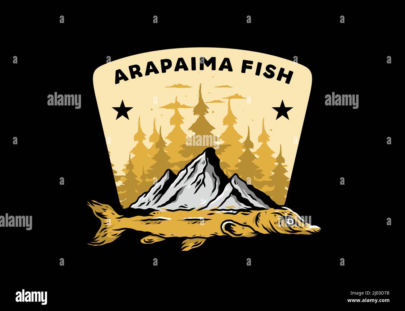 Arapaima aquarium Stock Vector Images - Alamy