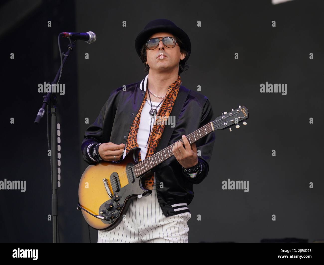 Carl Barrat of the Libertines on the Other Stage during the Glastonbury ...