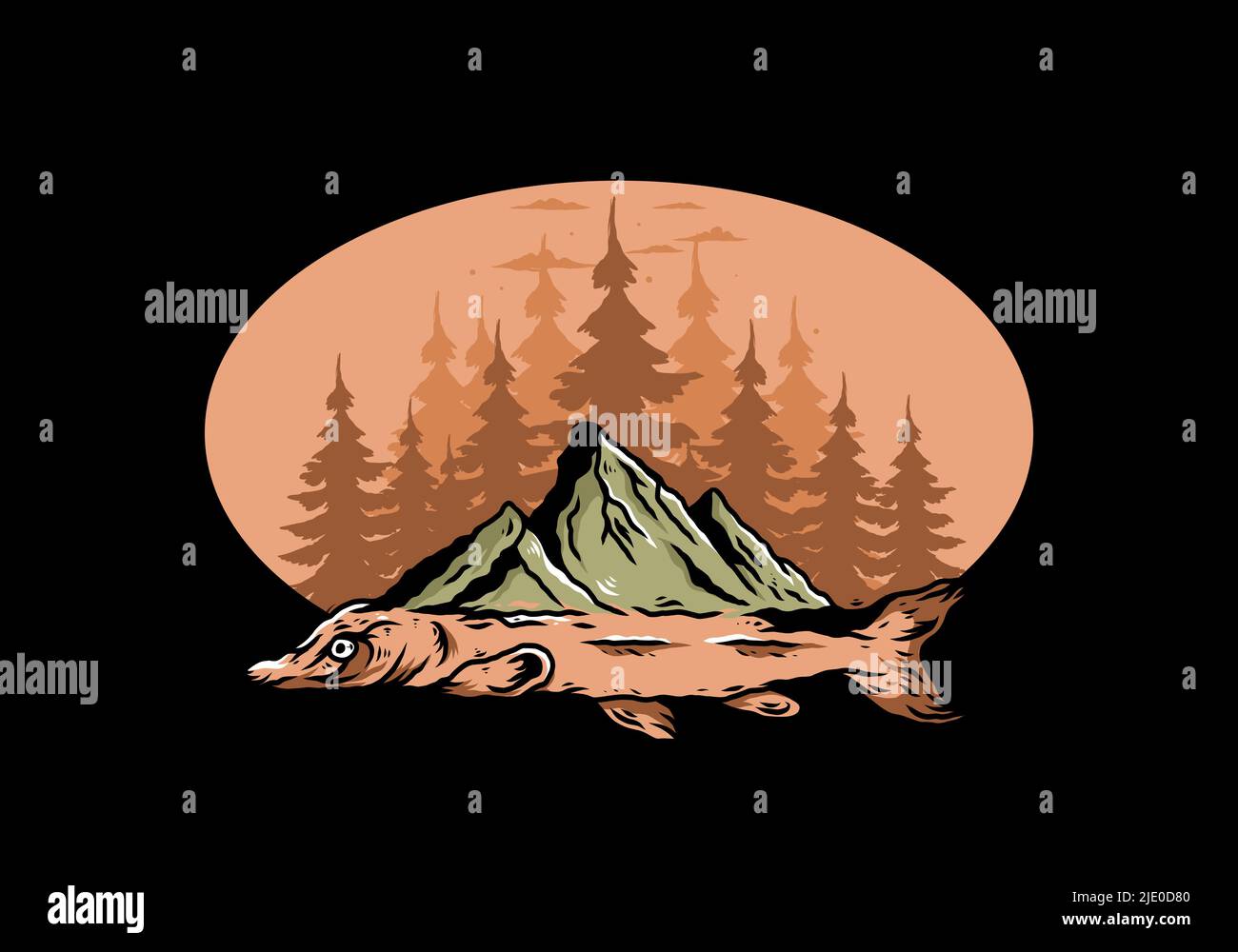 Arapaima fishing Stock Vector Images - Alamy