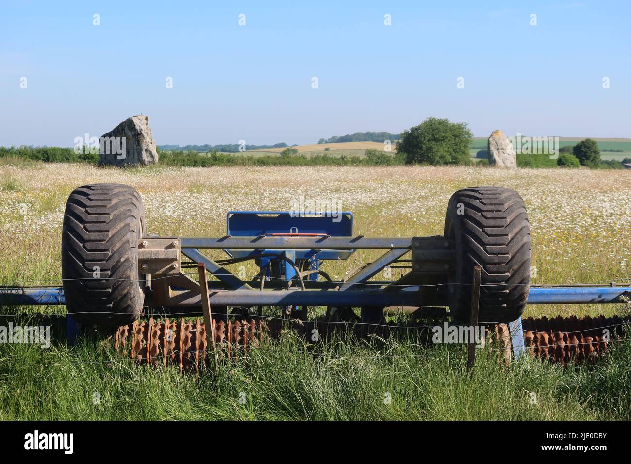 The Longstones. Adam and Eve stones. Beckhampton Avenue. Avebury ...