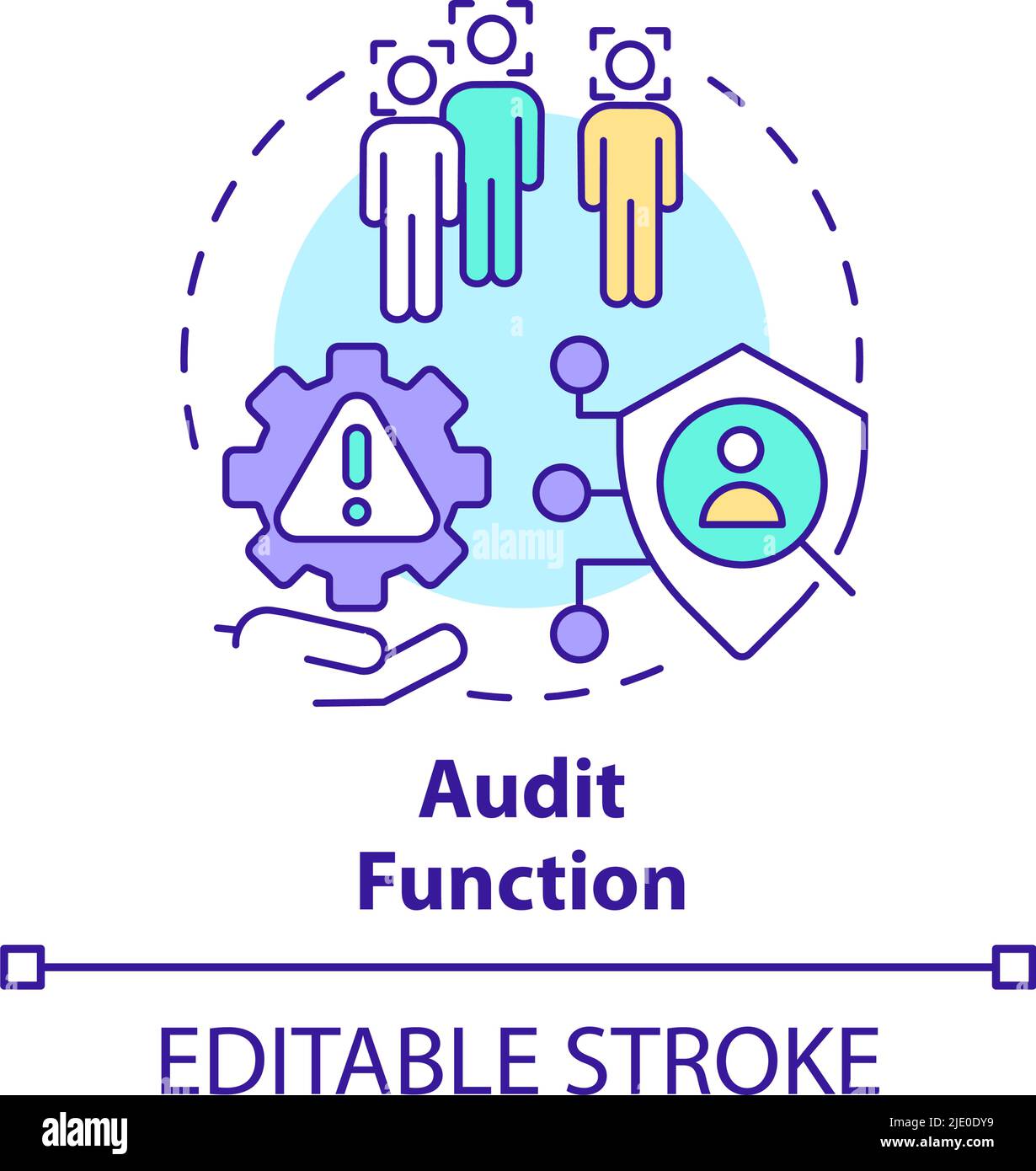 Audit function concept icon Stock Vector Image & Art - Alamy