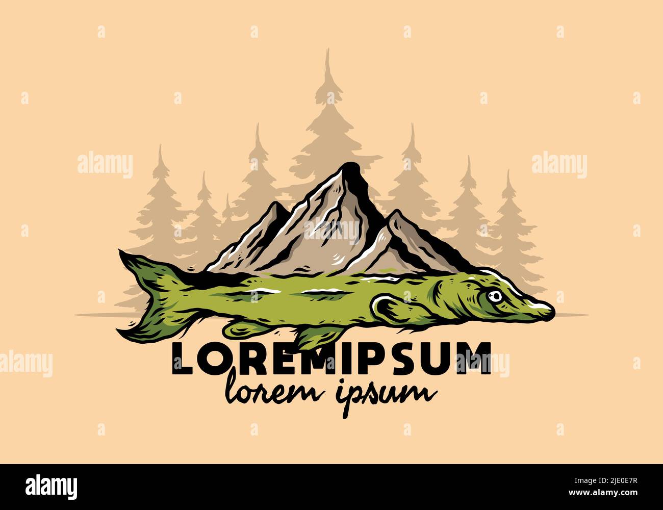 Arapaima gigas fish Stock Vector Images - Alamy