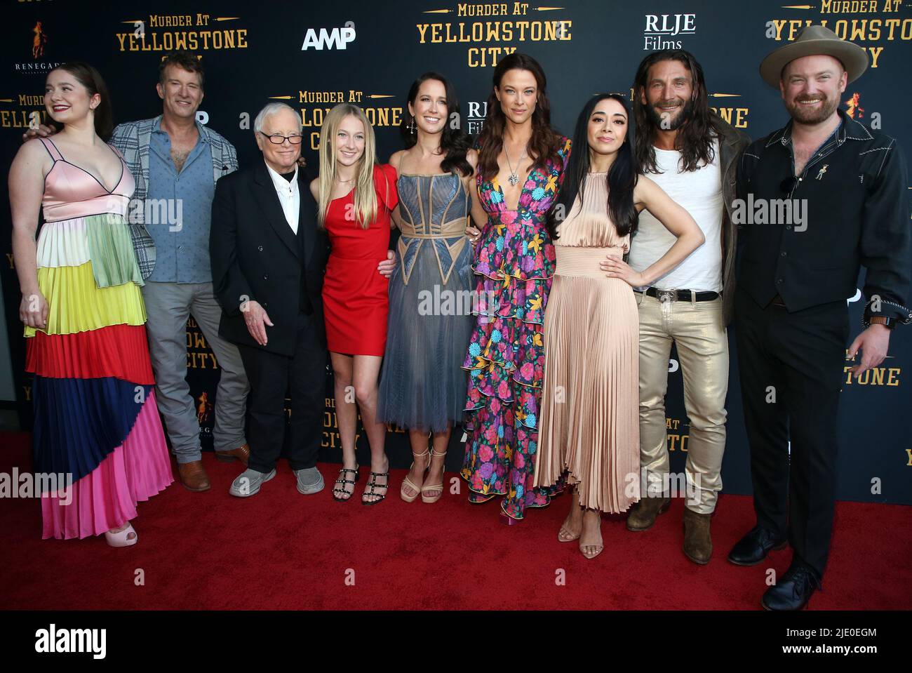 Los Angeles, Ca. 23rd June, 2022. Emma Kenney, Thomas Jane, Richard ...