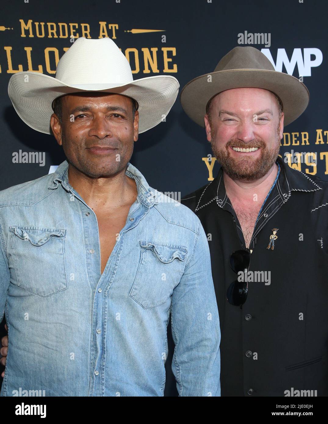Los Angeles, Ca. 23rd June, 2022. Mario Van Peebles, Richard Gray at ...