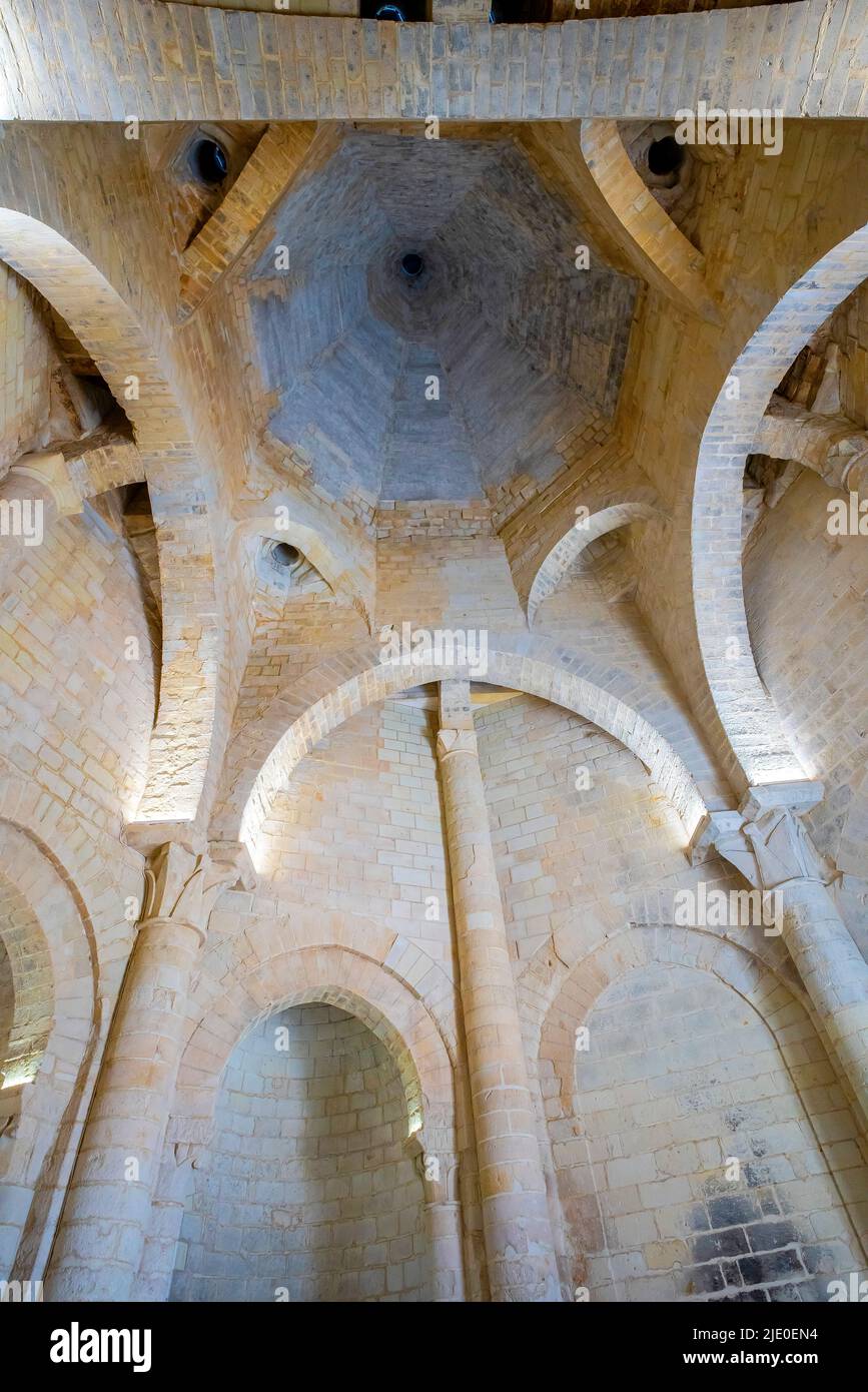 Roman kitchens building. The Royal Abbey of Our Lady of Fontevraud was ...