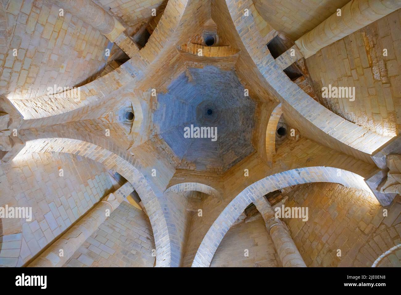 Roman kitchens building. The Royal Abbey of Our Lady of Fontevraud was ...