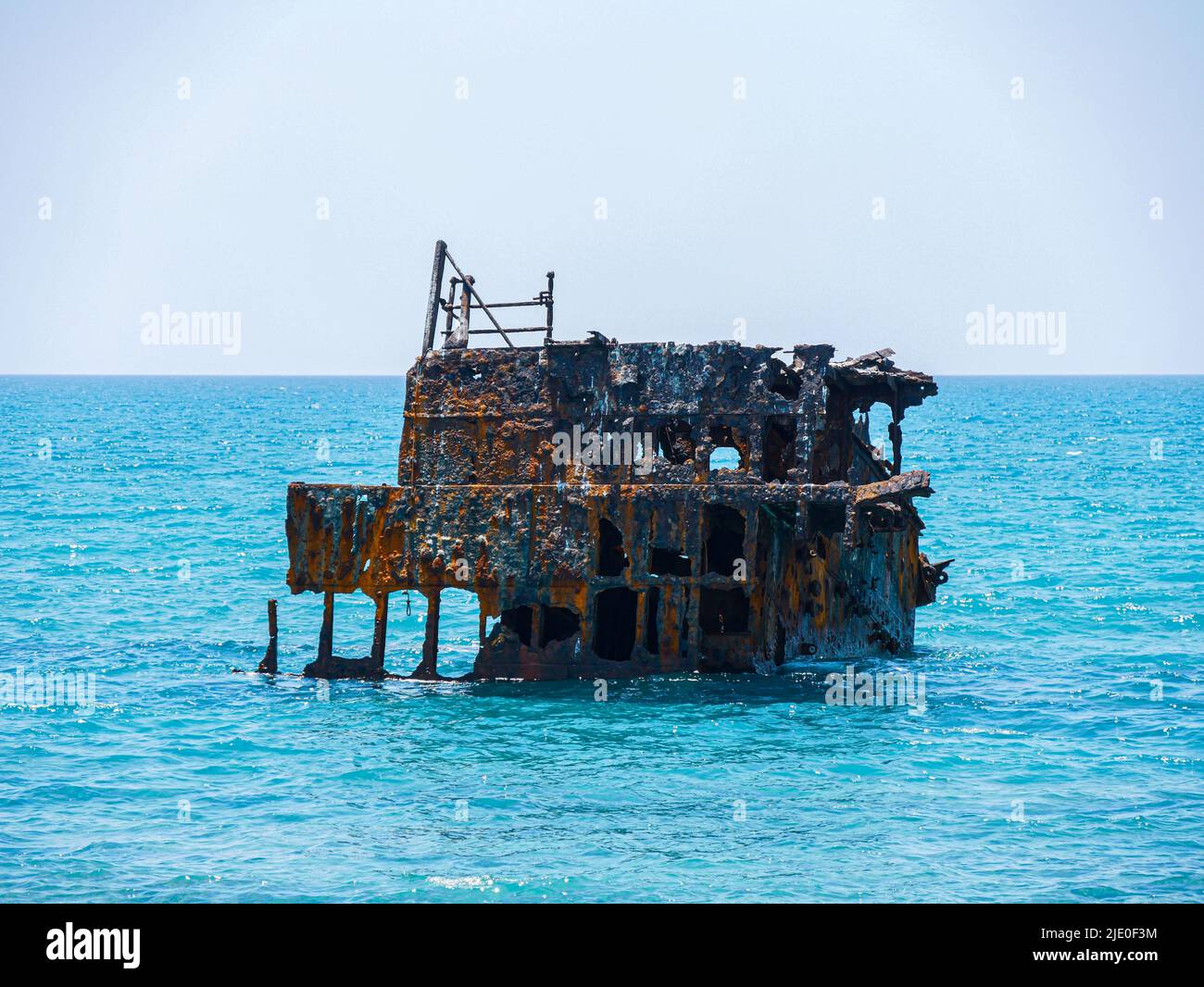 Akrotiri Shipwreck off the coast of the British Sovereign Base of ...