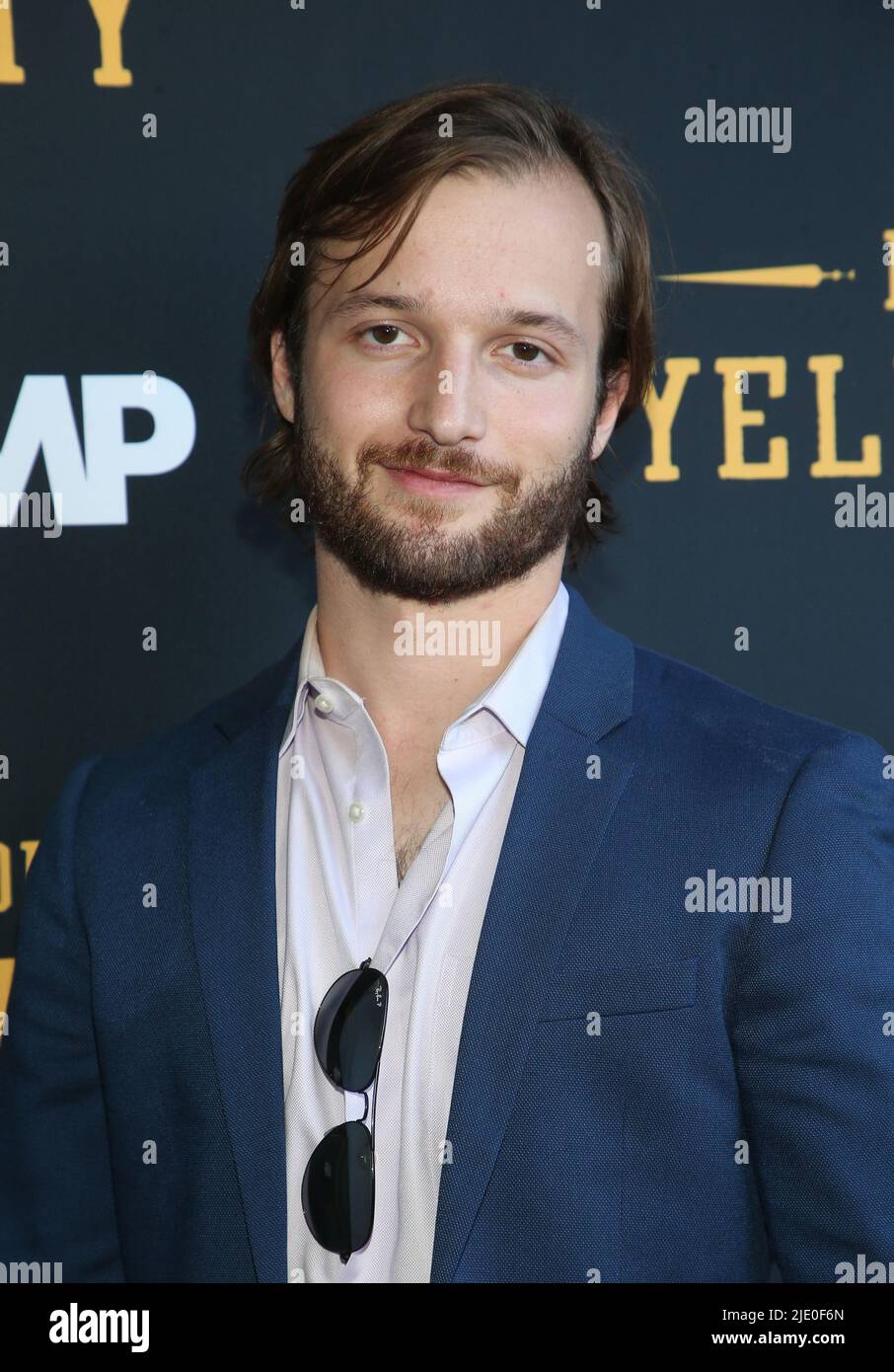 Los Angeles, Ca. 23rd June, 2022. Brandon Lessard at the premiere of ...