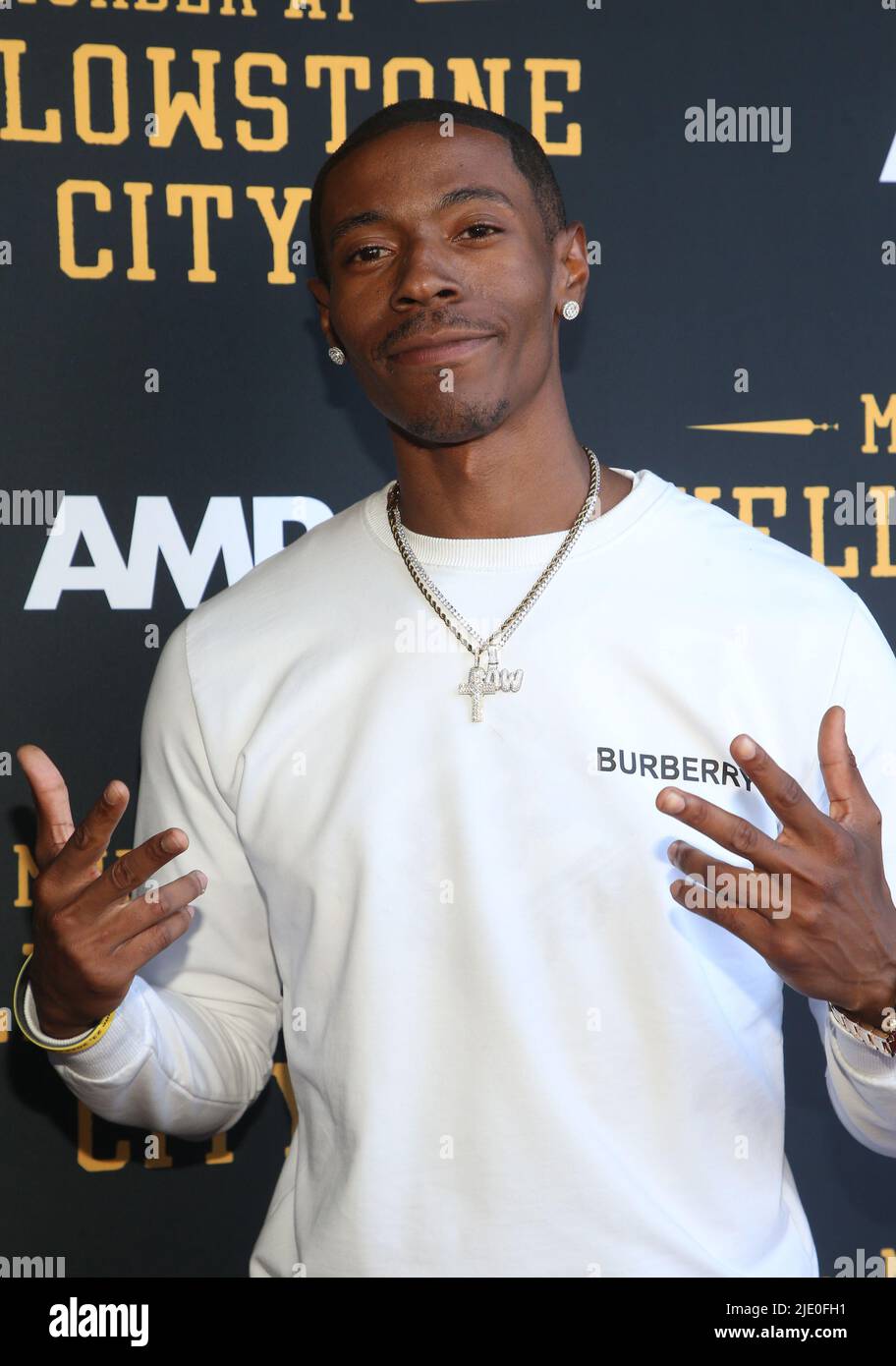 Los Angeles, Ca. 23rd June, 2022. Magic God at the premiere of Murder ...