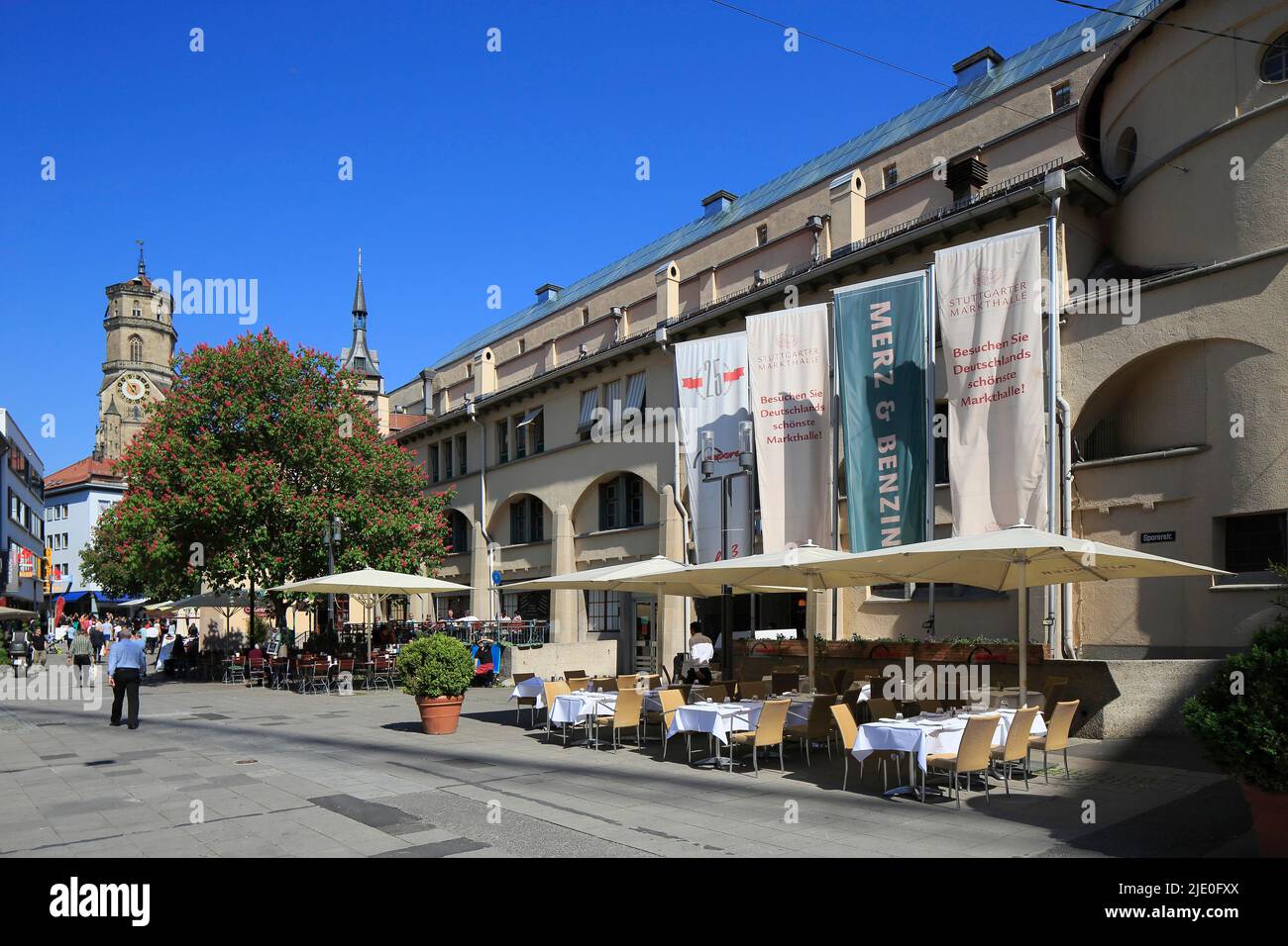 Stuttgart art nouveau market hall hi-res stock photography and images ...