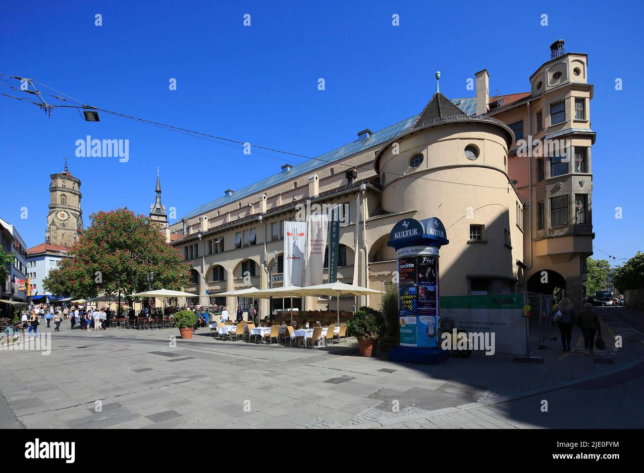 Stuttgart art nouveau market hall hi-res stock photography and images ...