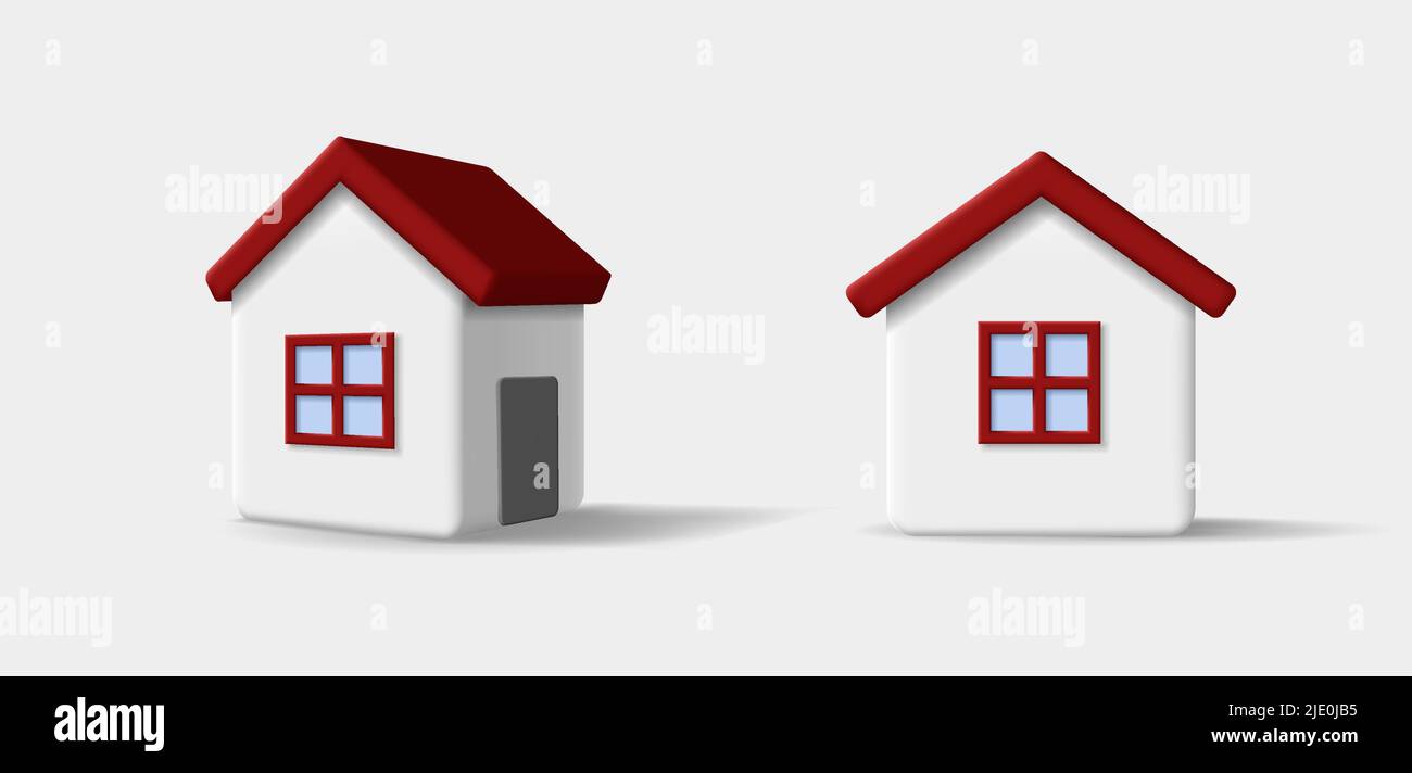 3d Home Vector