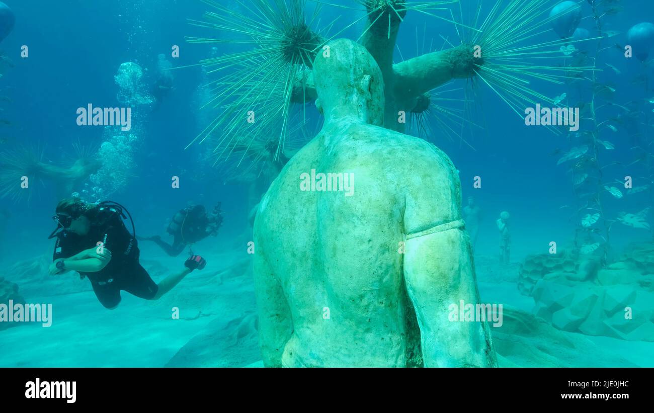 Mediterranean Sea, Cyprus. 24th June, 2022. Museum of Underwater ...