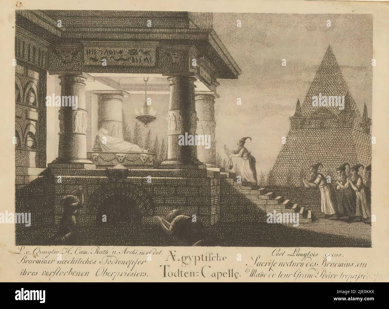 Ancient Egyptian Priests Praying