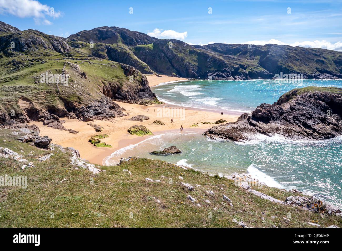 The Murder Hole beach, officially called Boyeeghether Bay in County ...