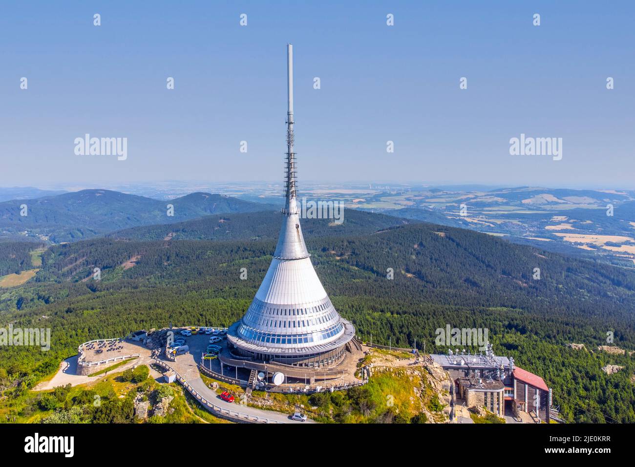 Jested mountain unique building hi-res stock photography and images - Alamy
