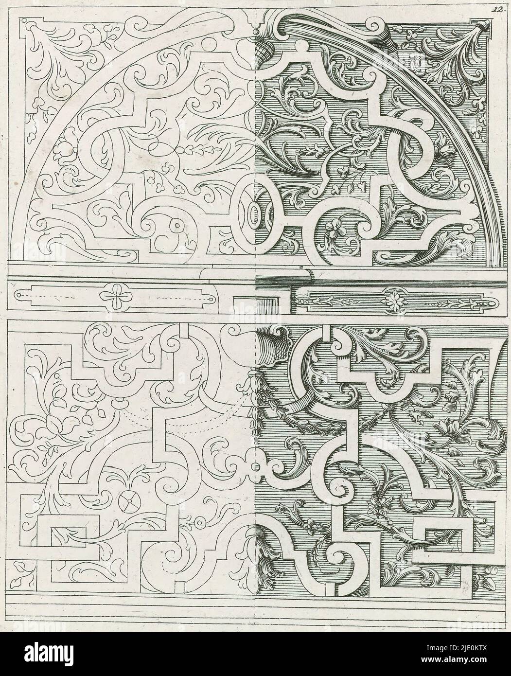 Two rocaille decorations hi-res stock photography and images - Alamy