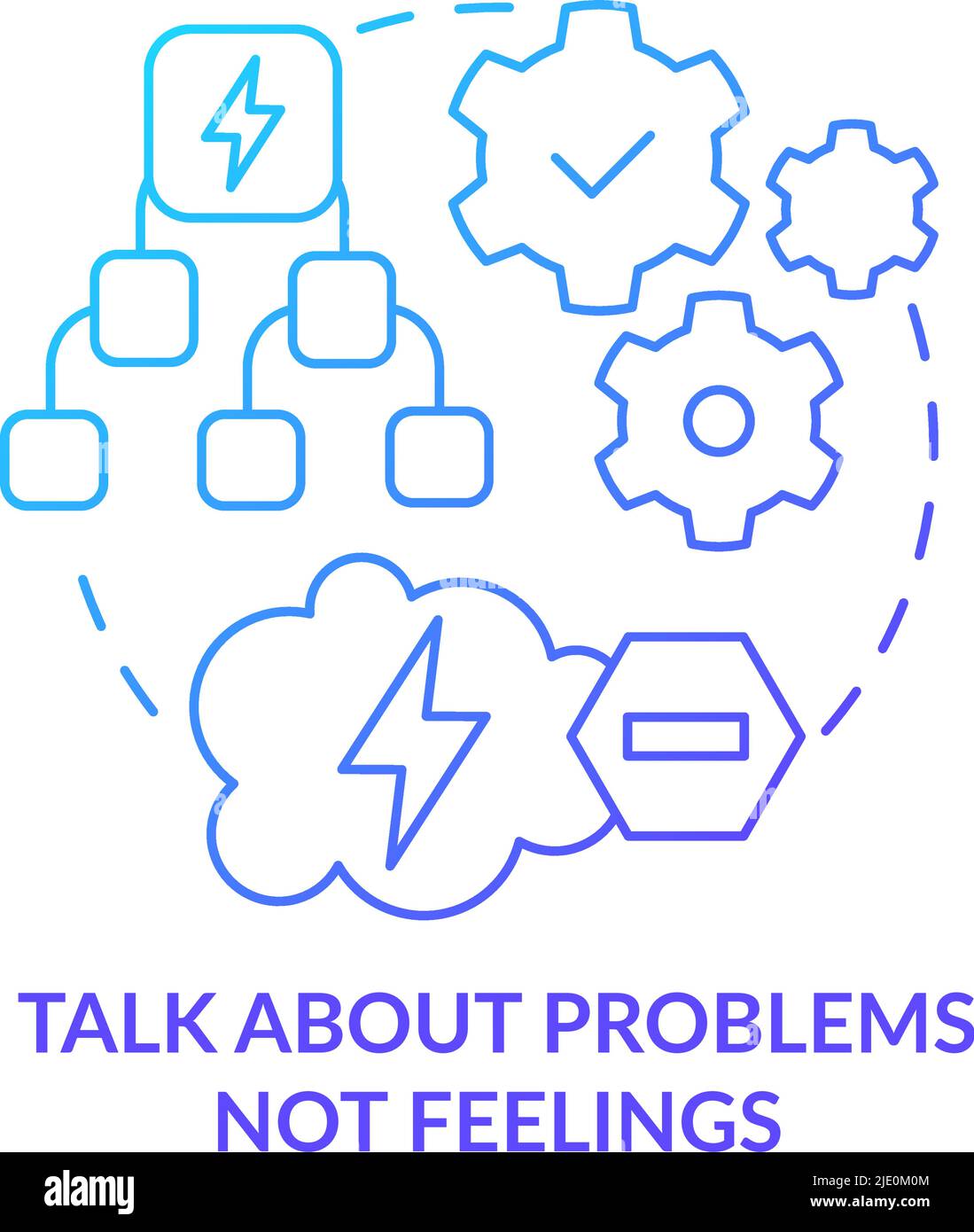 Dealing with problem Stock Vector Images - Alamy