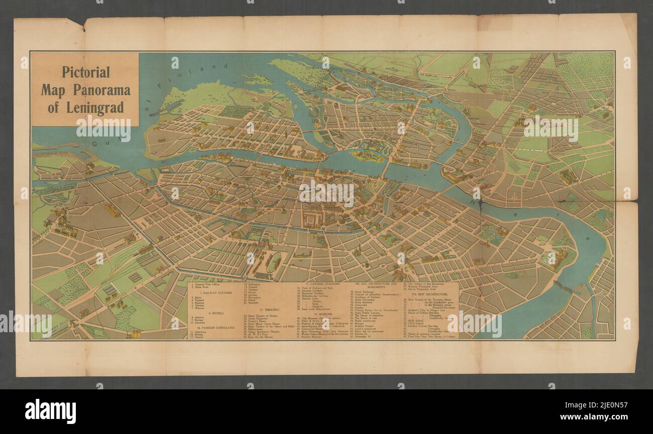 Map of st petersburg hi-res stock photography and images - Alamy