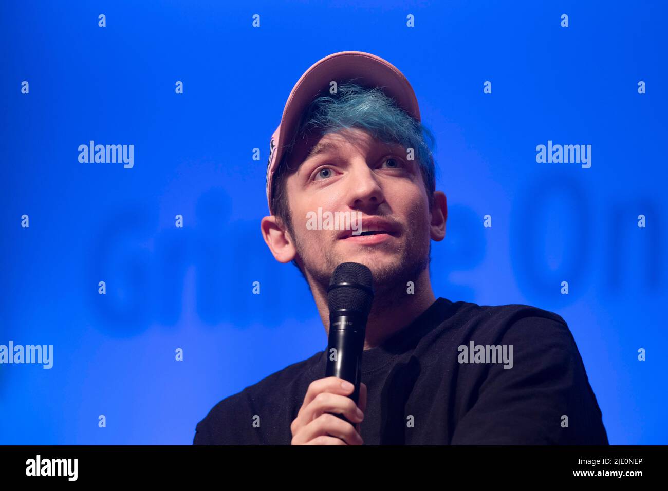 Cologne, Deutschland. 23rd June, 2022. REZO, Youtuber, Musician, Red ...