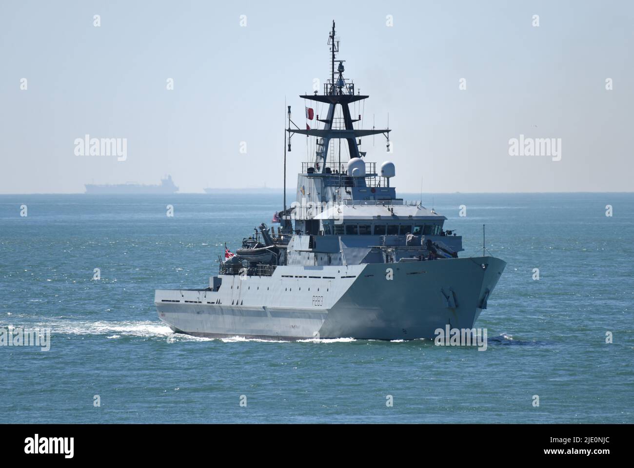 22/06/2022 Portsmouth UK HMS Mersey is a River-Class off shore patrol ...