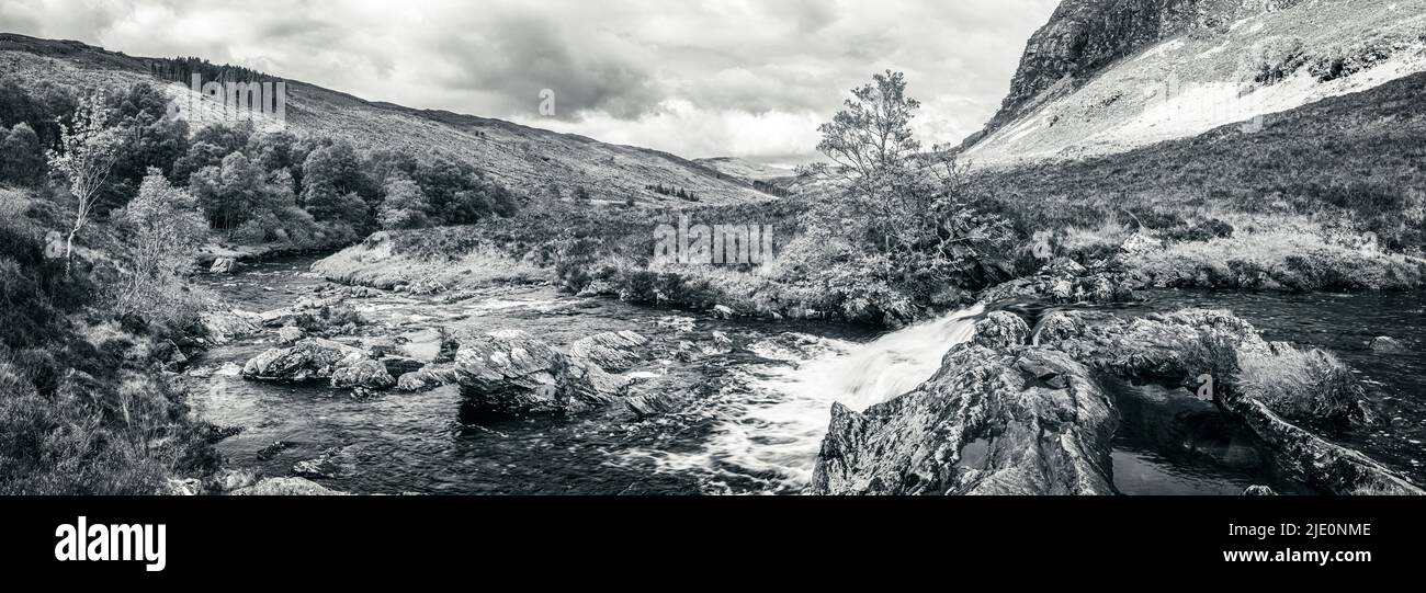Waterfalls on the Dundonnell River in Wester Ross, NC500, Highlands ...