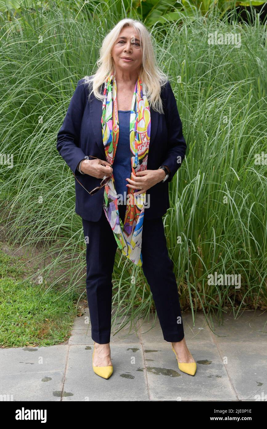 Rome, Italy. 24th June, 2022. Mara Venier attends the photocall of the ...