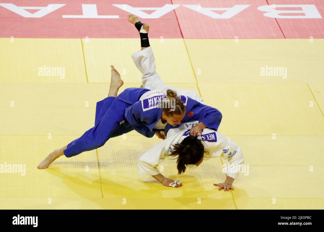 Ulan Bator, Mongolia. 24th June, 2022. Kseniia Galitskaia (top ...