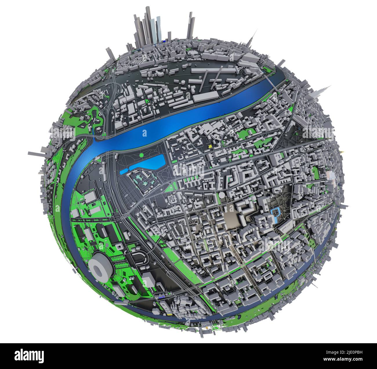 Concept car aerial view Cut Out Stock Images & Pictures - Alamy