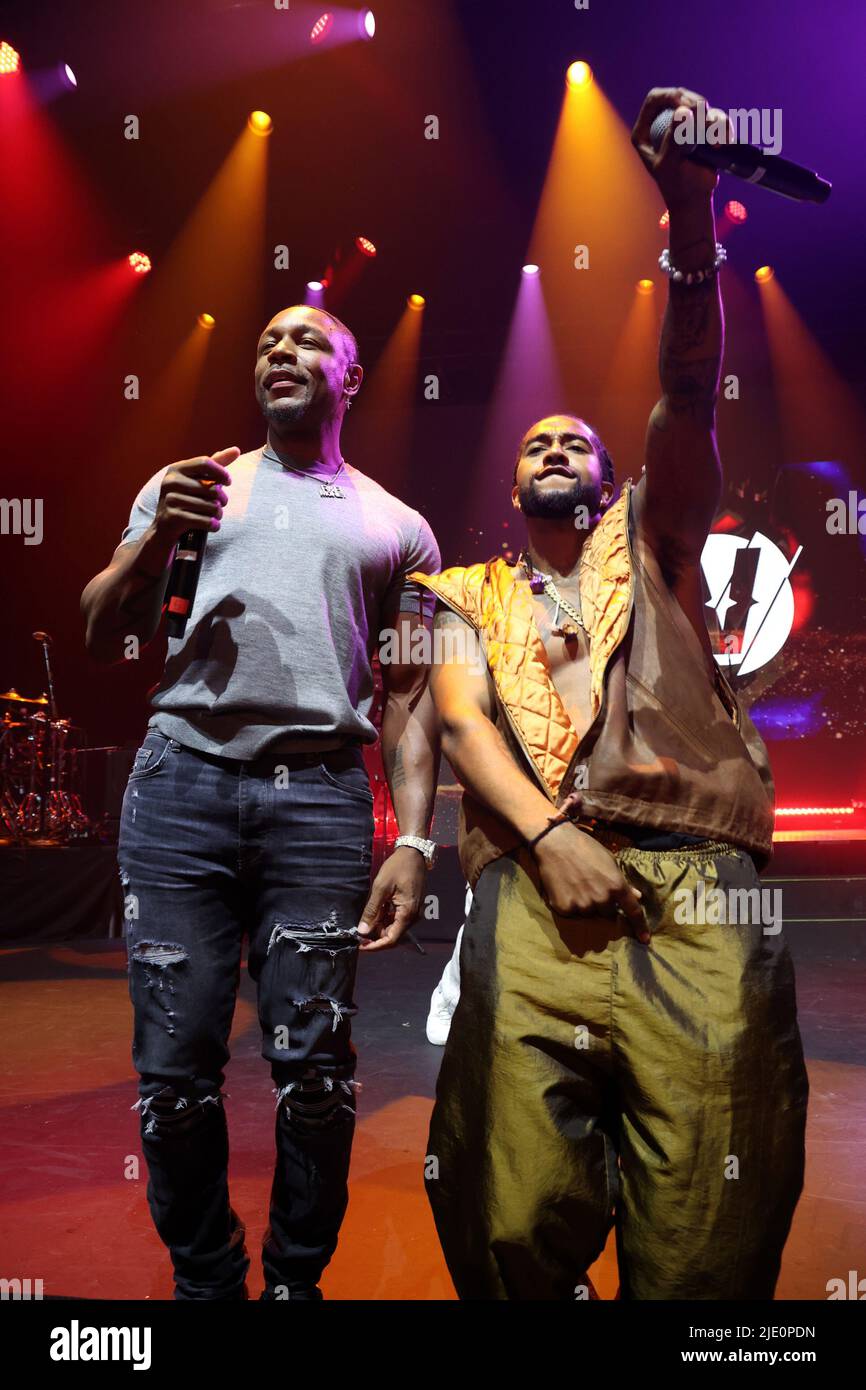 Los Angeles, Ca. 23rd June, 2022. Tank and Omarion perform at VERZUZ ...