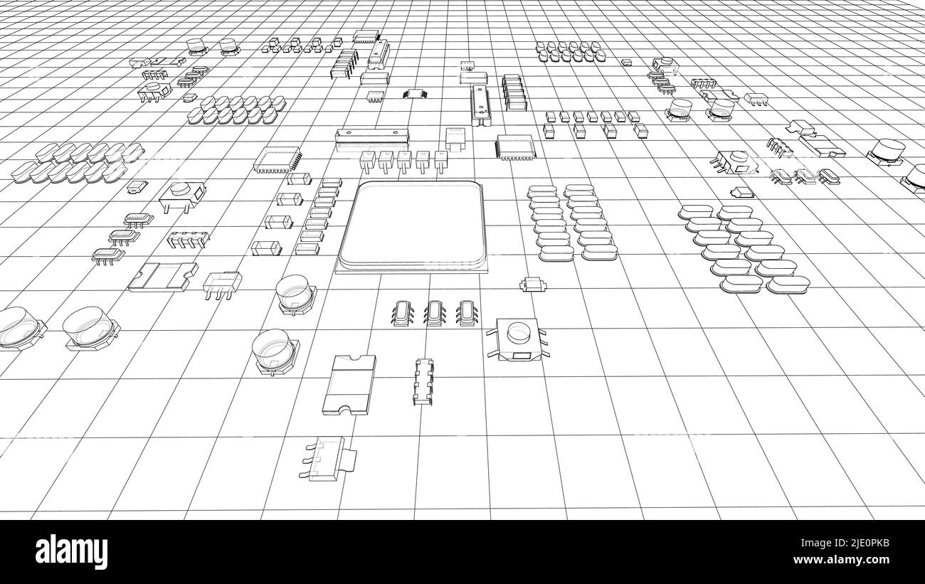 Electricity chips Stock Vector Images - Alamy