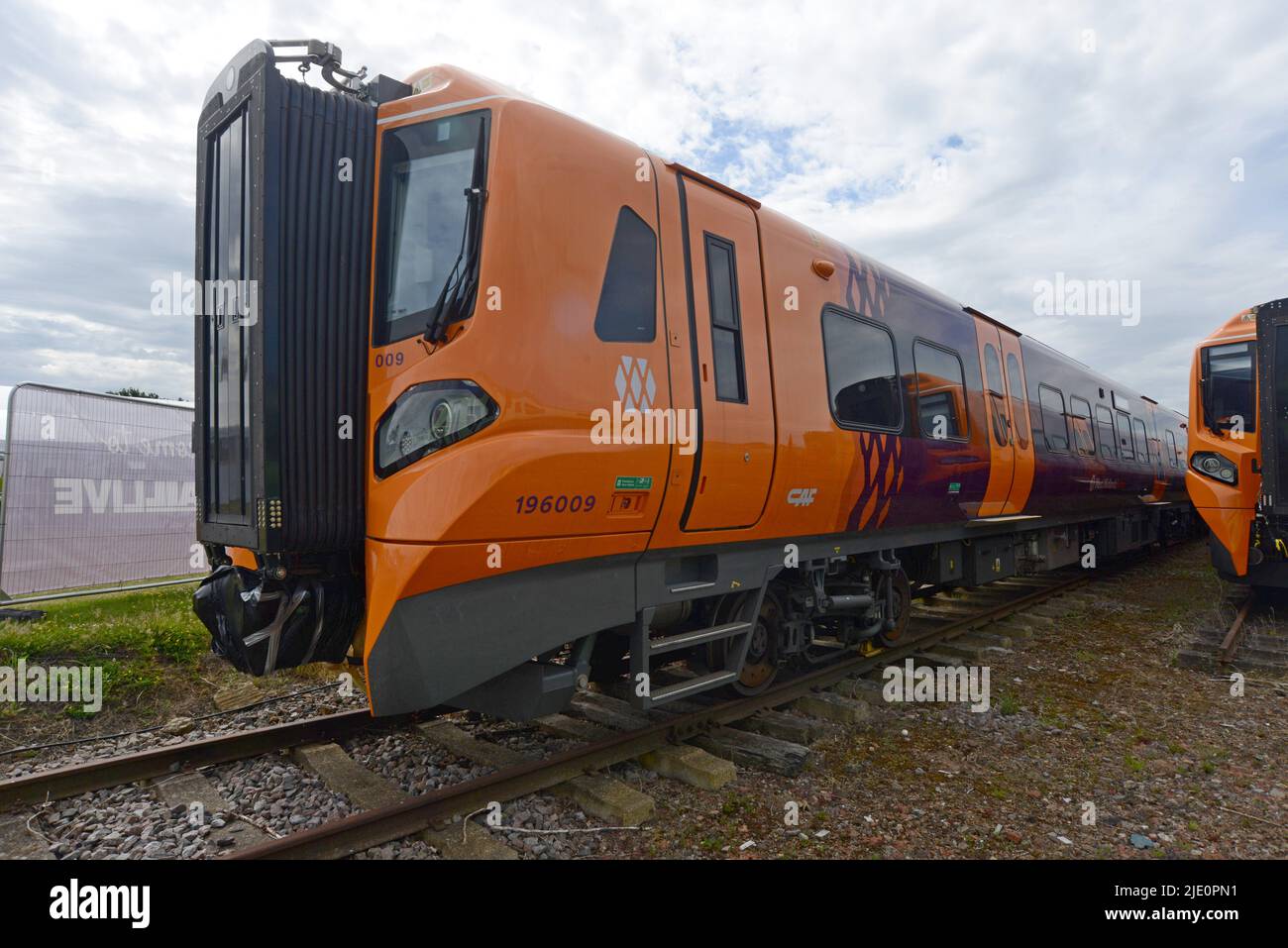 New West MIdlands Trains Class 196 trains in storage awaiting service ...