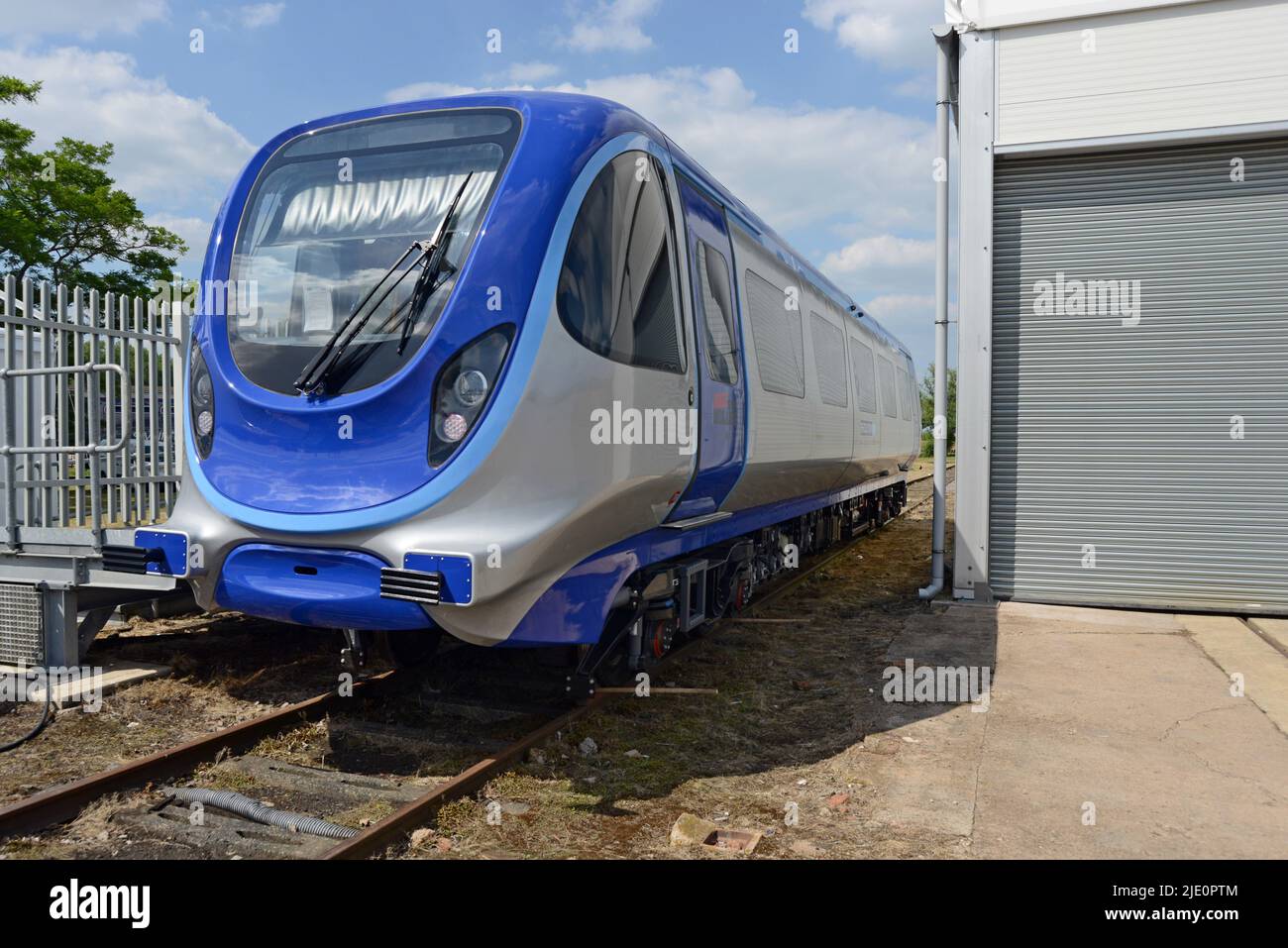 The Revolution very light rail (VLR) demonstrator train with hybrid low ...