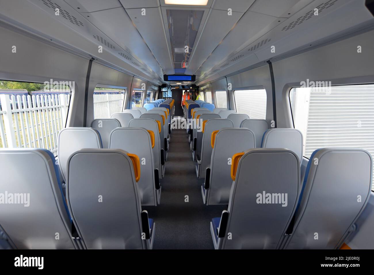 The Revolution very light rail (VLR) demonstrator train with hybrid low ...