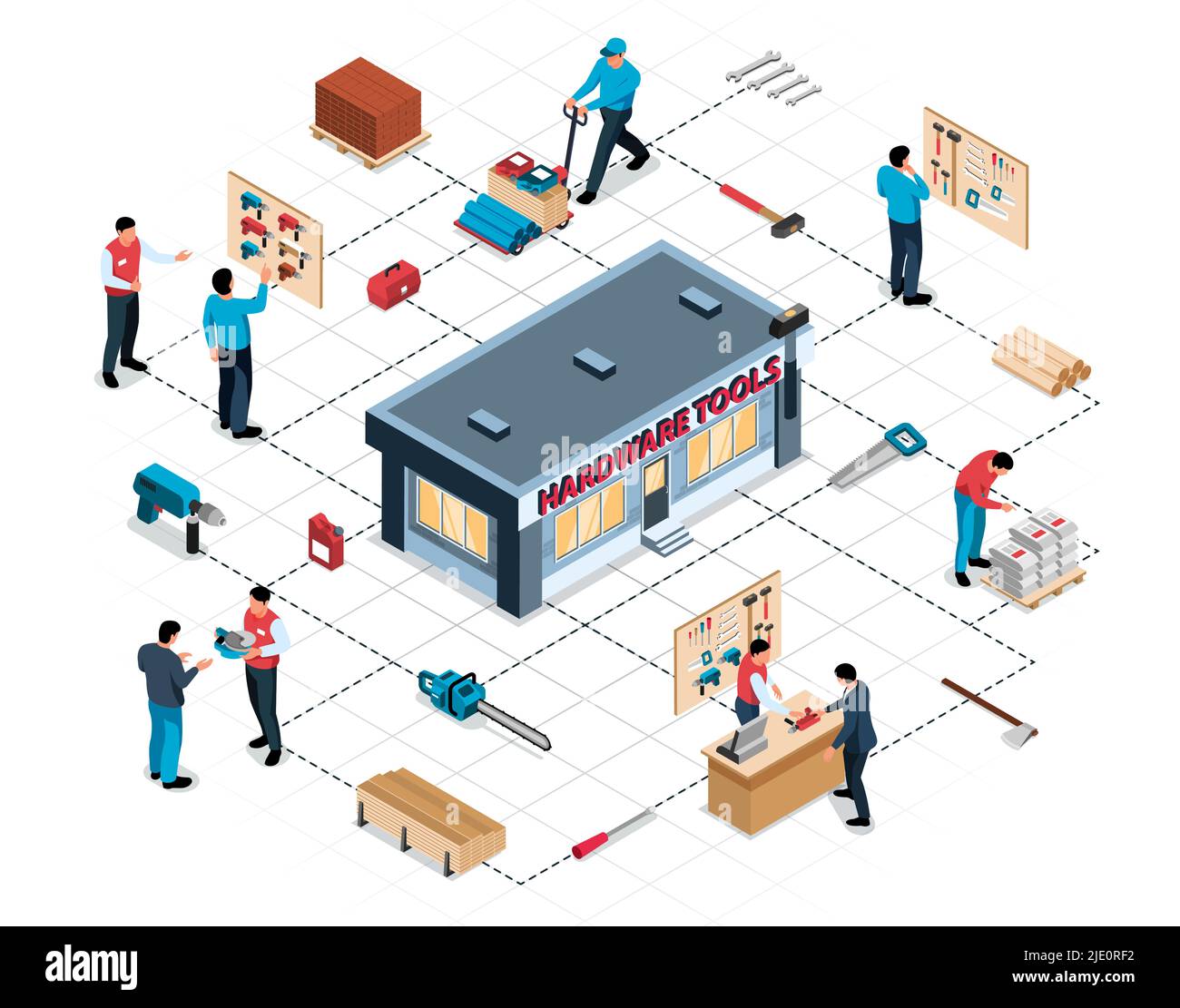 Paint store and payment Stock Vector Images - Alamy