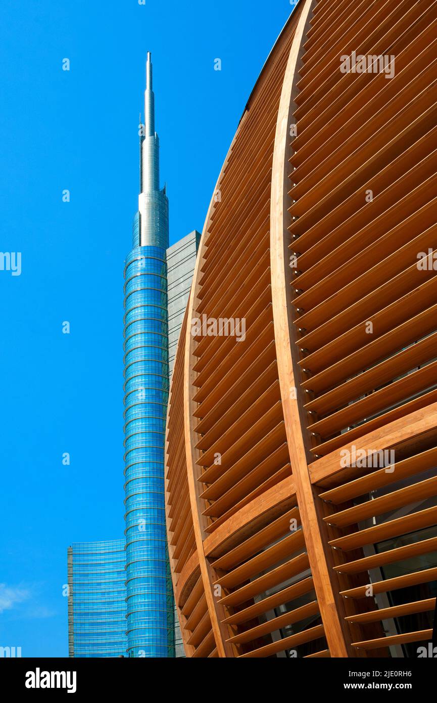 Architecture Milan Unicredit Tower project by architect Cesar Pélli 4 ...