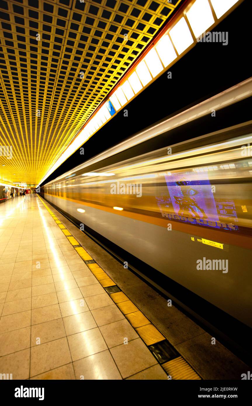 Milanese underground hi-res stock photography and images - Alamy