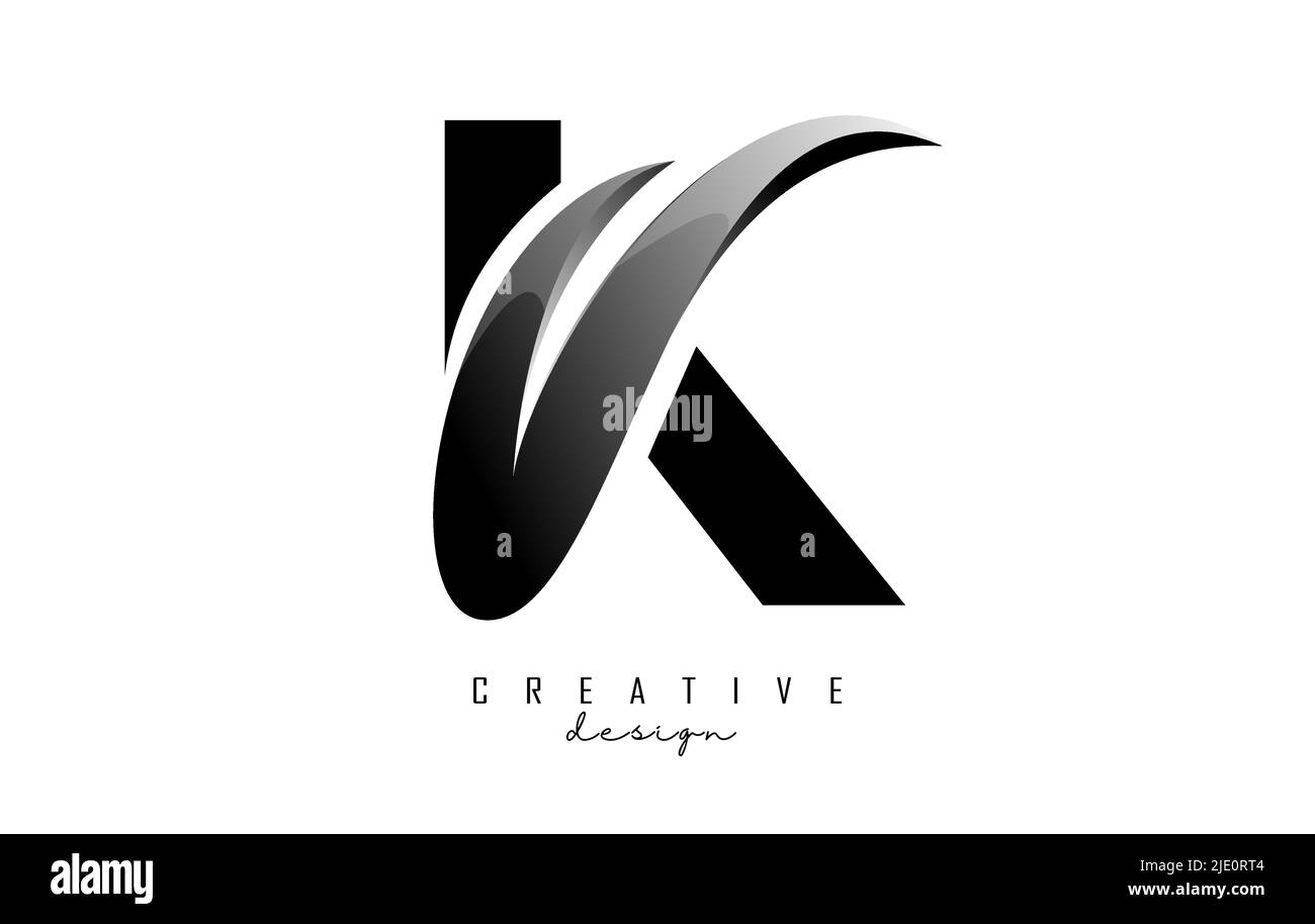 Vector illustration of abstract letter A with black leaf, eco, natural ...