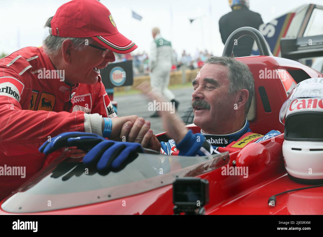 Goodwood, West Sussex, UK 24th June 2022. Nigel Mansell former Formula ...