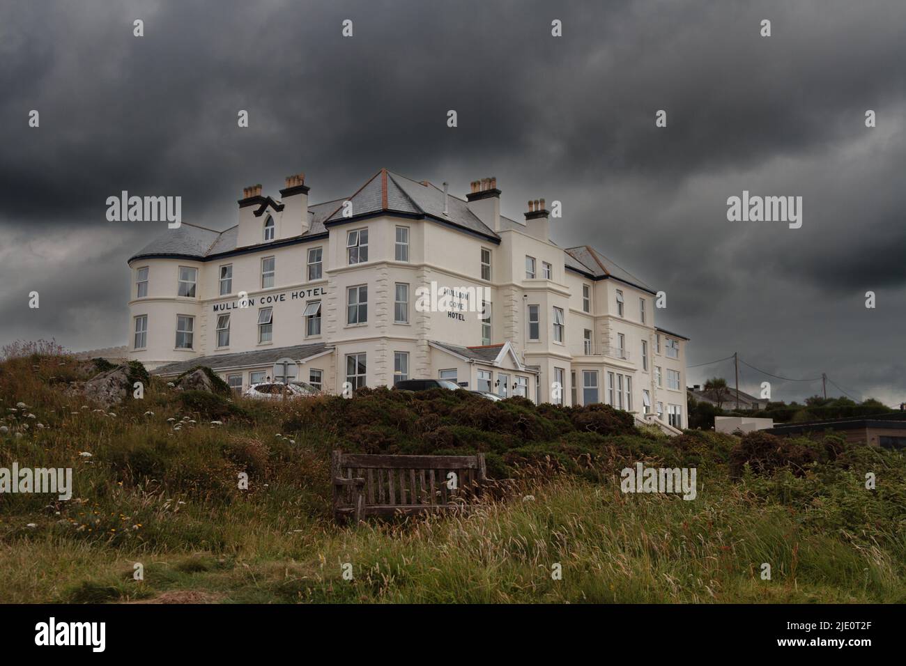 Mullion Cove Hotel, Mullion, Cornwall Stock Photo - Alamy