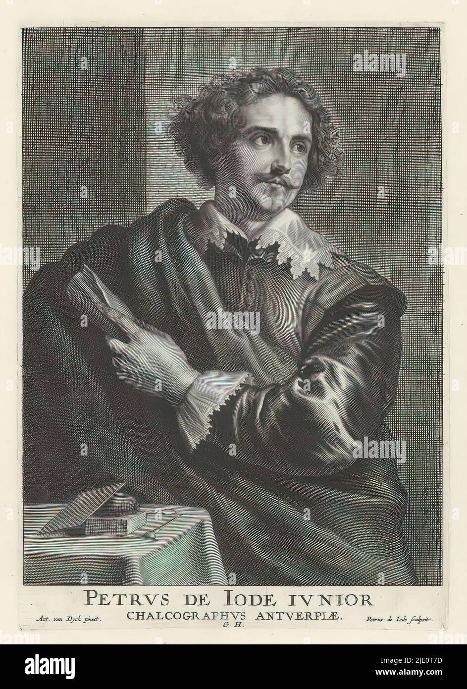 Portrait of Pieter de Jode the Younger, Icones Principum Vivorum ...