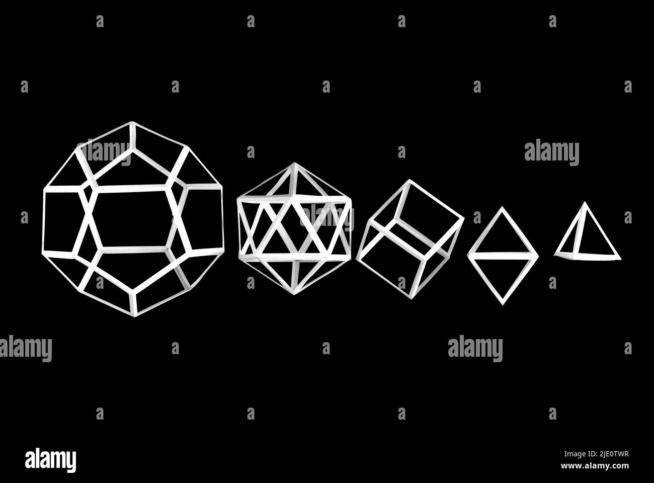 Platonic solids hi-res stock photography and images - Alamy
