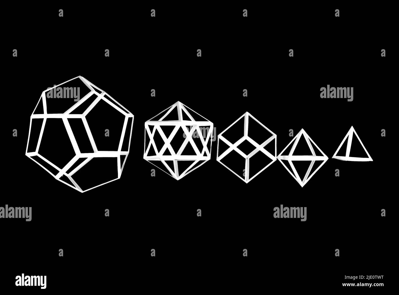 Platonic solids hi-res stock photography and images - Alamy