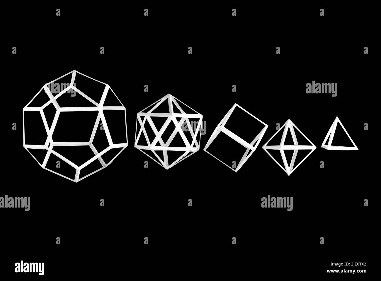 Platonic solids hi-res stock photography and images - Alamy