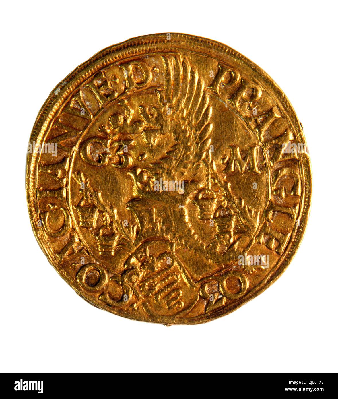Milan, gold test of the silver Testone coined in gold the House of ...