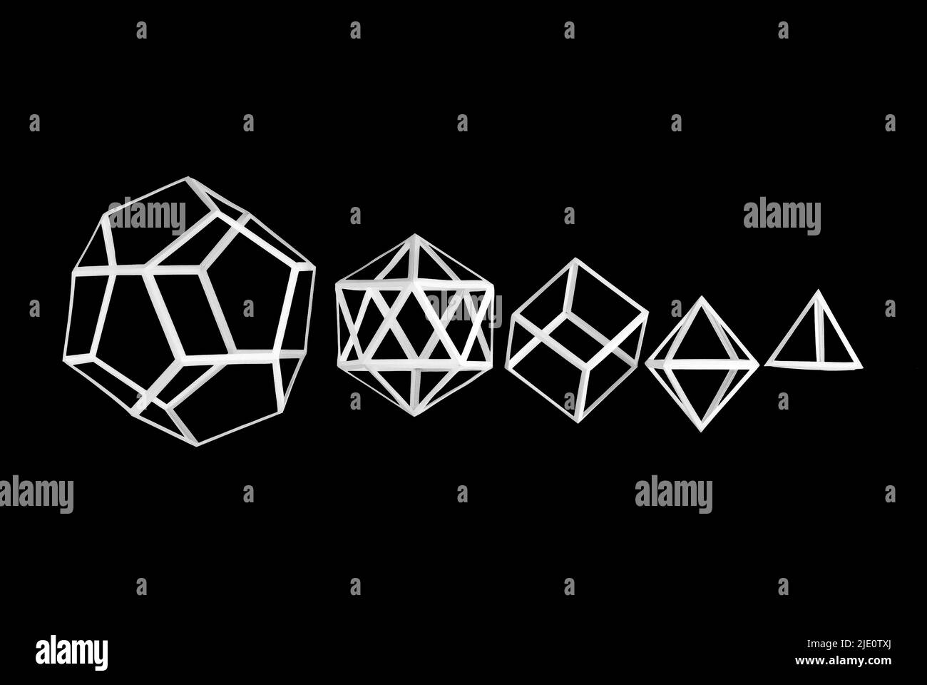 Platonic solids hi-res stock photography and images - Alamy
